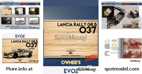 RC Books RCBOOK-10-EVO2: Book Lancia Rally 037 Group B Owner's Edition ...