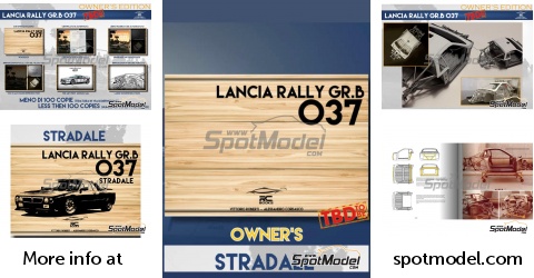 RC Books RCBOOK-10-STRADALE: Book Lancia Rally 037 Group B Owner's ...