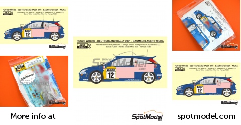 Reji Model 043: Marking / livery 1/24 scale - Ford Focus WRC 00 ...