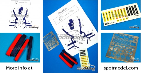 Reji Model 1015: Seatbelts 1/12 scale - Formula One harnesses (ref ...