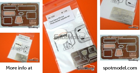 Reji Model 1030: Photo-etched parts 1/24 scale - Ford Sierra Cosworth ...
