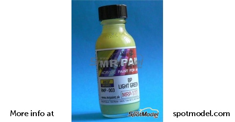 Reji Model RMP-003: Acrylic paint BP Light Green 1 x 30ml for airbrush ...