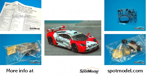 Renaissance Models 083: Car scale model kit 1/43 scale - McLaren F1 GTR ...