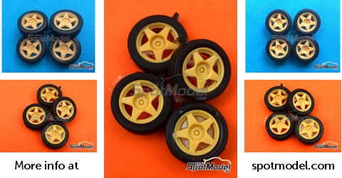 Renaissance Models 24SP15-5: Rims and tyres set 1/24 scale - Speedline ...