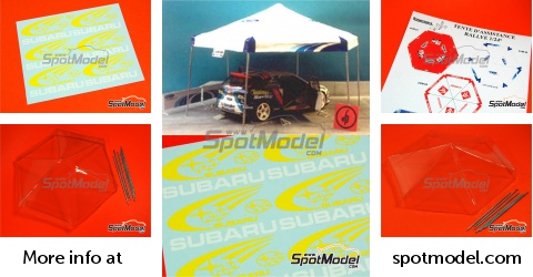 Renaissance Models 24TA04: Set 1/24 scale - Subaru assistance tent (ref ...