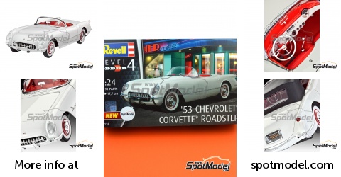 Revell 07718: Car scale model kit 1/24 scale - Chevrolet Corvette ...