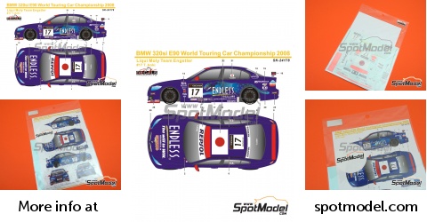 SK Decals SK24178: Marking / livery 1/24 scale - BMW 320si E90 Liqui ...