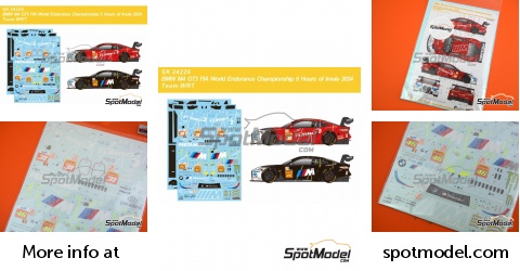 SK Decals SK-24226: Marking / livery 1/24 scale - BMW M4 GT3 WRT Team ...