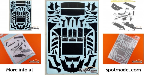 SK Decals SKCF005: Carbon fibre pattern decal set 1/24 scale - Liberty ...