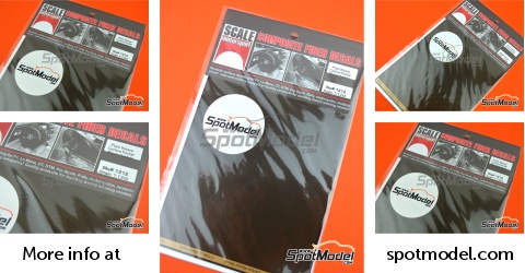 Scale Motorsport 1212: Kevlar fiber decal 1/12 scale - Extra large ...