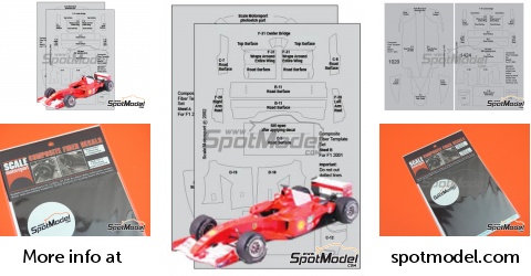 Scale Motorsport 7017: Carbon fibre pattern decal set 1/20 scale ...