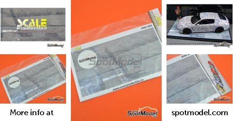 Scale Production SP24-BB3: Detail 1/24 scale Self adhesive pit-lane ...
