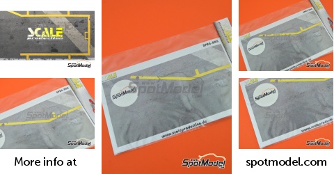 Scale Production SP24-BB8: Detail 1/24 scale Self adhesive pit-lane ...