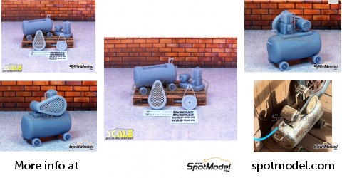 Scale Production SP24326: Detail 1/24 scale - Air compressor - 1 units ...