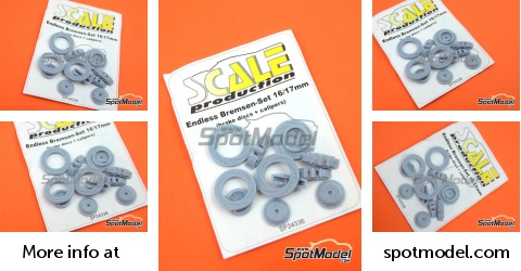 Scale Production SP24336: Brakes 1/24 scale - Endless System 16/17mm ...