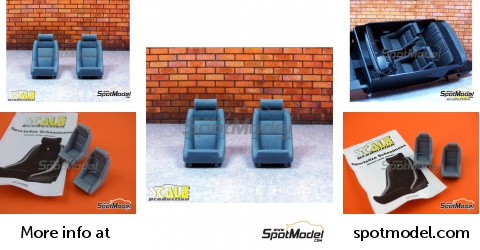 Scale Production SP24340: Seat 1/24 scale - Scheel-Mann model 101 - 2 ...