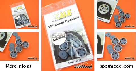 Scale Production SPRF24023: Rims 1/24 scale - Ronal 15 inches for Opel ...