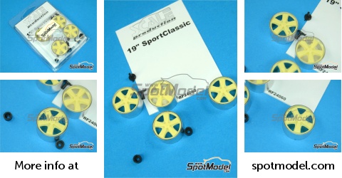 Scale Production SPRF24060: Rims 1/24 scale - 19 inches Porsche Sport ...