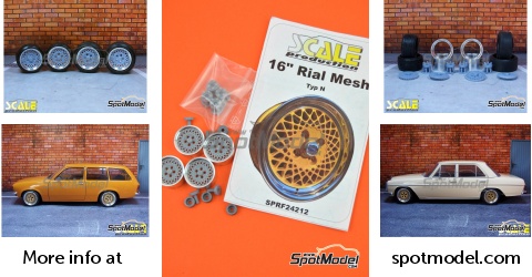 Scale Production SPRF24212: Rims 1/24 scale - Rial Mesh Type N 16 ...