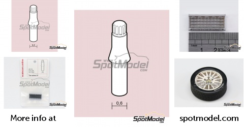 Scalecars.Online SCO-R002: Air valve 1/24 scale - Tire valves - type 1 ...