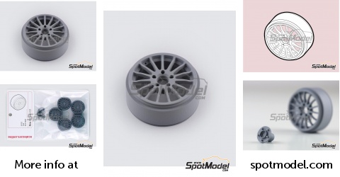 Scalecars.Online SCO-R031: Rims 1/24 scale - OZ Racing 18 inches type 2 ...