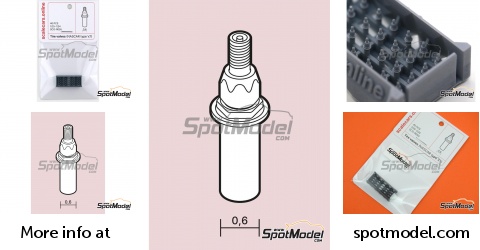 Scalecars.Online SCO-R055: Air valve 1/24 scale - NASCAR type 1 - for ...