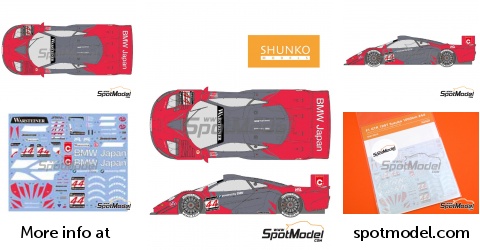 Shunko Models SHK-D512: Marking / livery 1/24 scale - McLaren F1 GTR ...