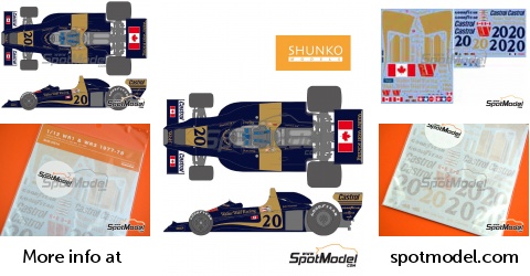 Shunko Models SHK-D514: Marking / livery 1/12 scale - Wolf WR1 & WR3 ...