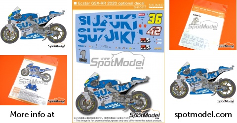 Shunko Models SHK-D515: Marking / livery 1/12 scale - Suzuki GSX-RR ...