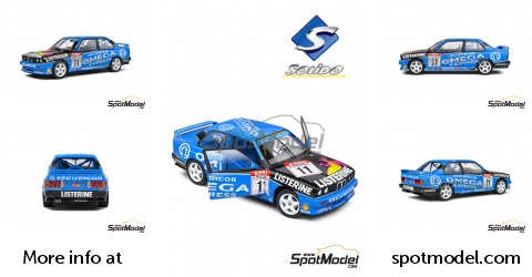 Solido S1801522: Diecast model car 1/18 scale - BMW M3 E30 sponsored by ...