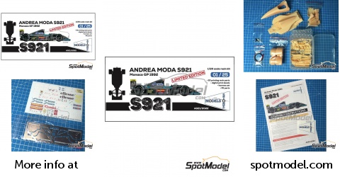 Stone Models A021/2022: Car scale model kit 1/20 scale - Andrea Moda ...