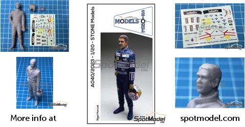 Stone Models A040/2023: Figure 1/20 scale - Nigel Mansell - 1 units ...