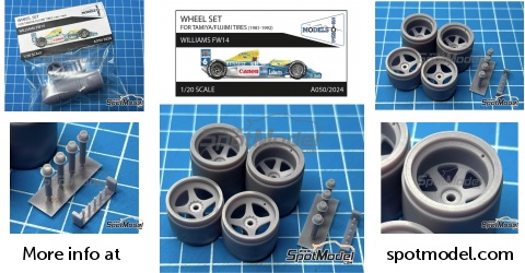 Stone Models A050/2024: Rims 1/20 scale - Williams Renault FW14 - for ...