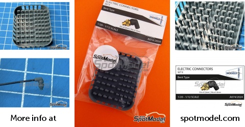 Stone Models A074/2024: Detail 1/20 scale - Electric Connectors - Set E ...