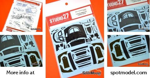 Studio27 CD24024: Carbon fibre pattern decal set 1/24 scale ...