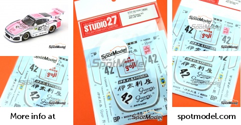Studio27 DC1225: Marking / livery 1/24 scale - Porsche Kremer 935 K3 ...