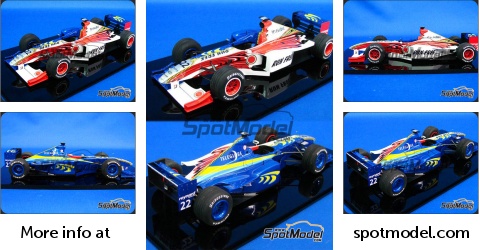 Studio27 FK20236: Car scale model kit 1/20 scale - BAR 001 Honda - Late ...