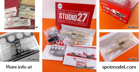 Studio27 SA2004C: Car scale model kit 1/20 scale - Super Aguri Honda SA07 sponsored by SS United ...