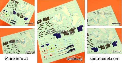 Tameo Kits DK-SLK036: Marking / livery 1/43 scale - Williams FW28 ...