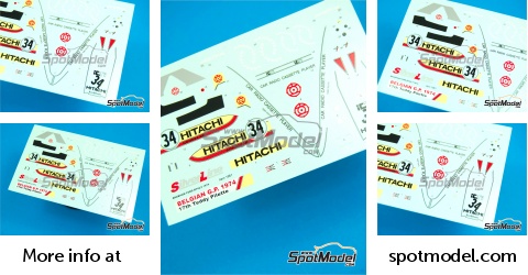 Tameo Kits DK-SLK092: Marking / livery 1/43 scale - Brabham Ford BT42/3 ...