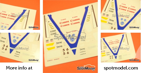 Tameo Kits DK094: Marking / livery 1/43 scale - Williams Renault FW12C - Riccardo Patrese (IT ...