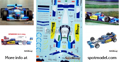 Tameo Kits DK200: Marking / livery 1/43 scale - Benetton Renault B195 ...