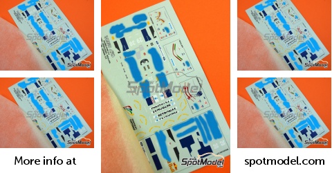 Tameo Kits DK204: Marking / livery 1/43 scale - Sauber Ford C14 ...