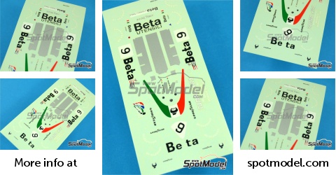 Tameo Kits DK235: Marking / livery 1/43 scale - March Ford 761 Beta ...