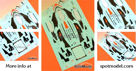 Tameo Kits DK238: Marking / livery 1/43 scale - McLaren Mercedes MP4/12 ...