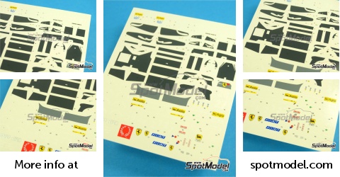 Tameo Kits DK336: Marking / livery 1/43 scale - Ferrari 126C3 Scuderia ...