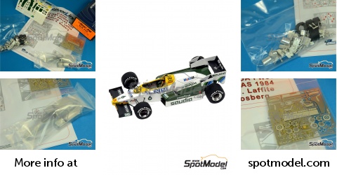 Tameo Kits SLK032: Car scale model kit 1/43 scale - Williams Honda FW09 ...