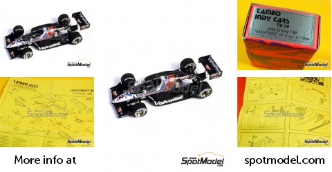 Tameo Kits TIK009: Car scale model kit 1/43 scale - Lola Chevy T89 ...