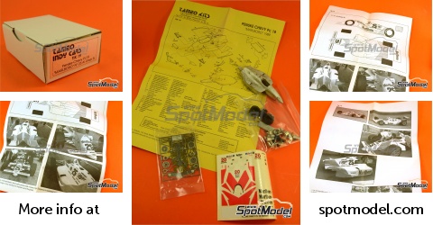 Tameo Kits TIK019: Car scale model kit 1/43 scale - Penske Chevy PC18 ...