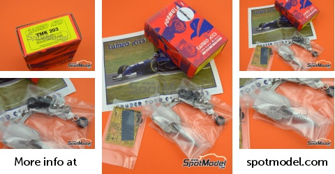 Tameo Kits TMK203: Car scale model kit 1/43 scale - Sauber Ford C14 ...